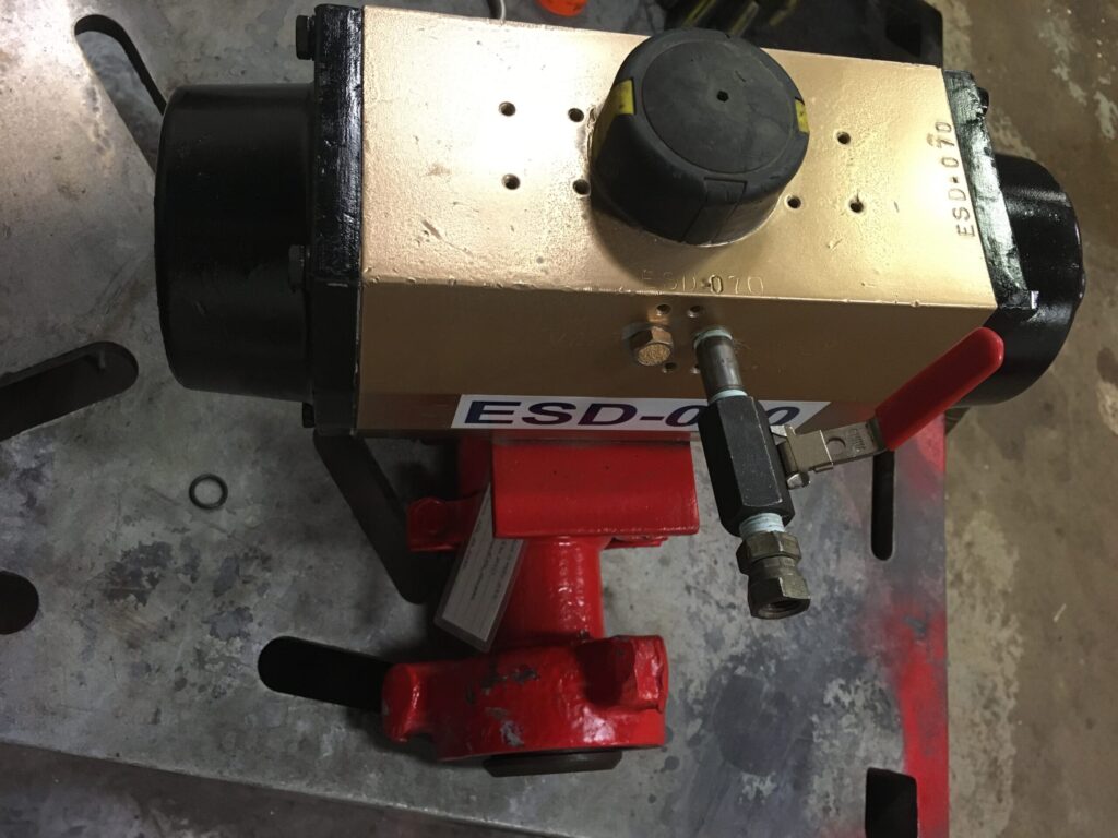 ESD070 – 2” Fig 602 FP ESD Valve – Roska DBO Process Equipment